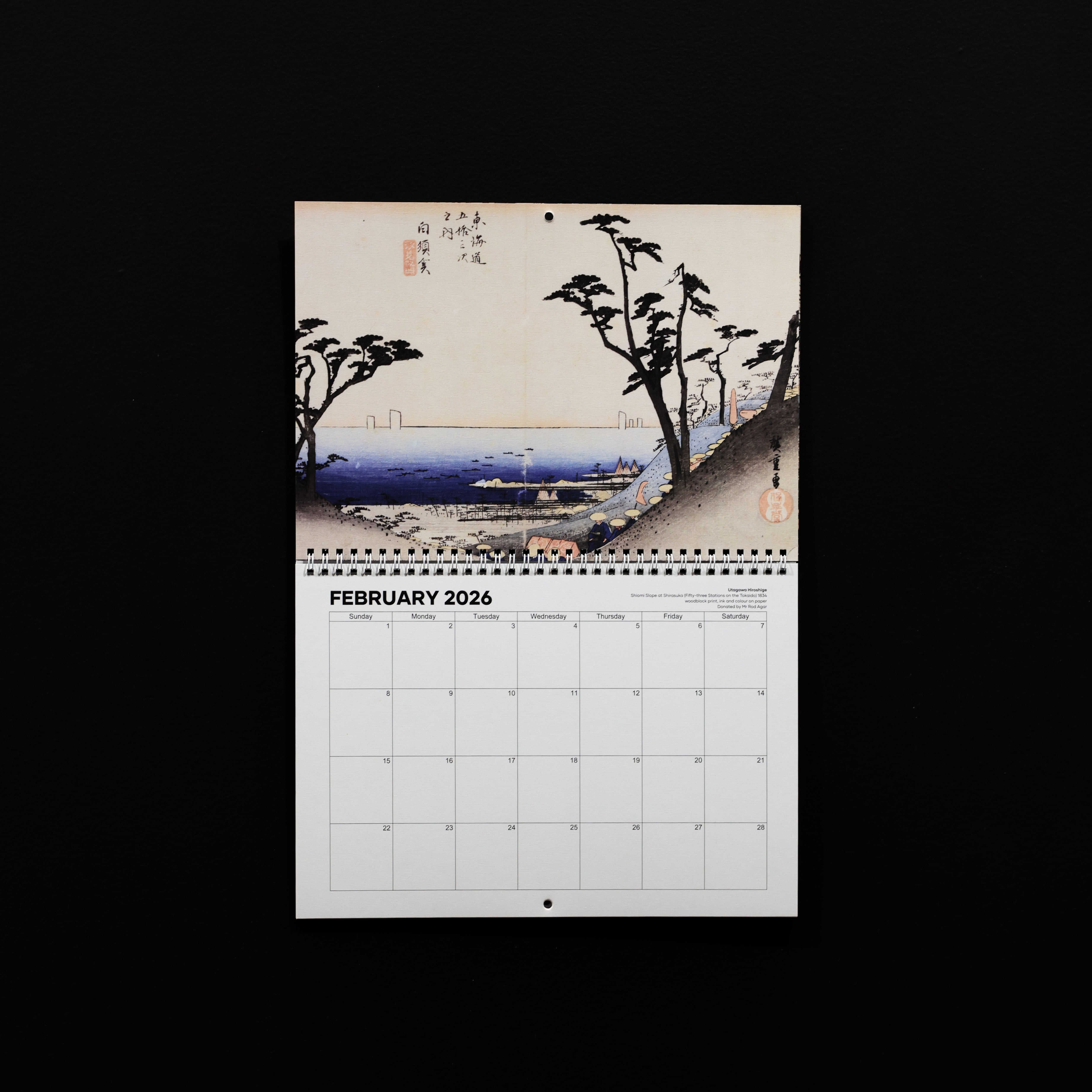 2026 Calendar Japanese Woodblock prints – Hamilton Gallery
